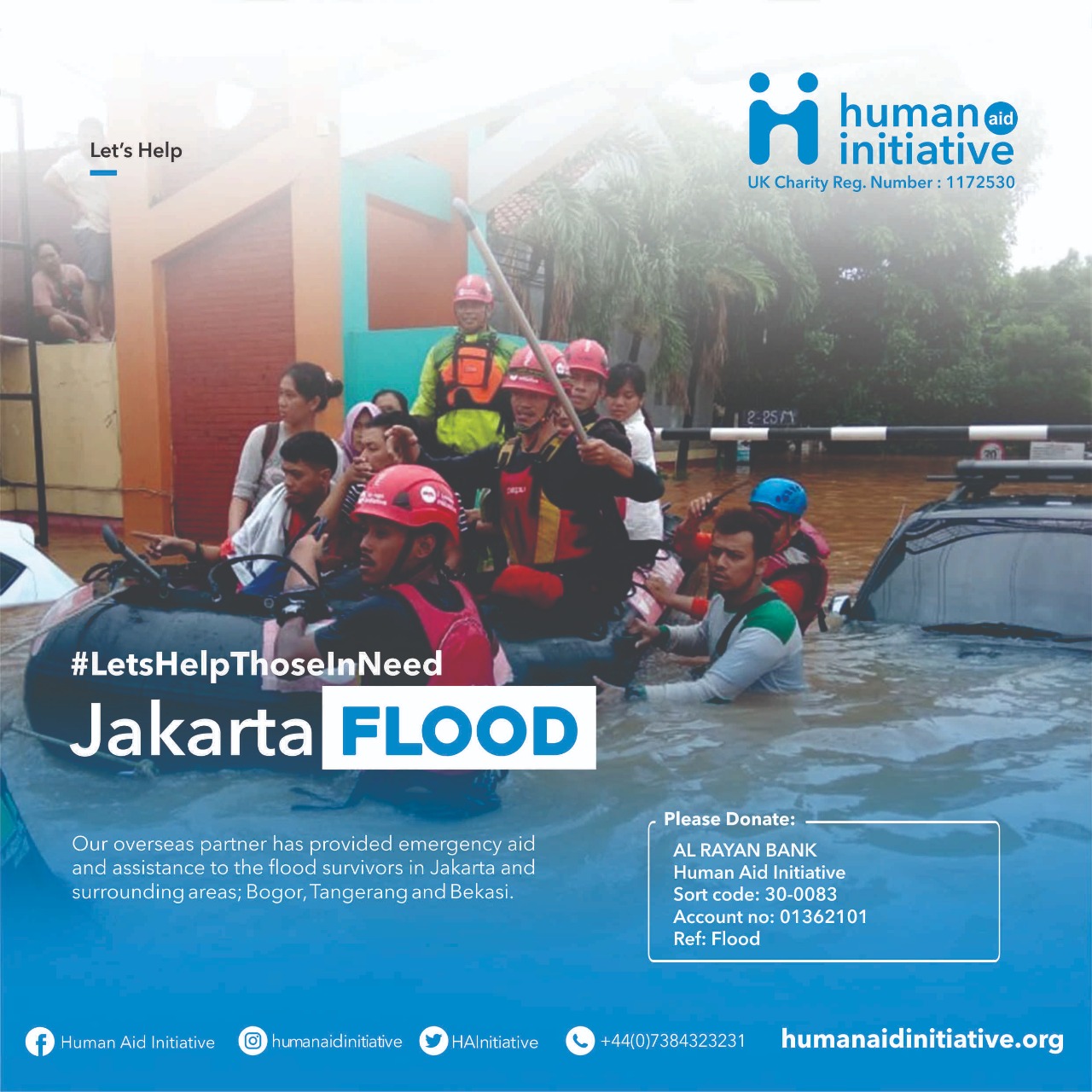 Jakarta and Surrounding Areas Flood Emergency - Human Aid Initiative